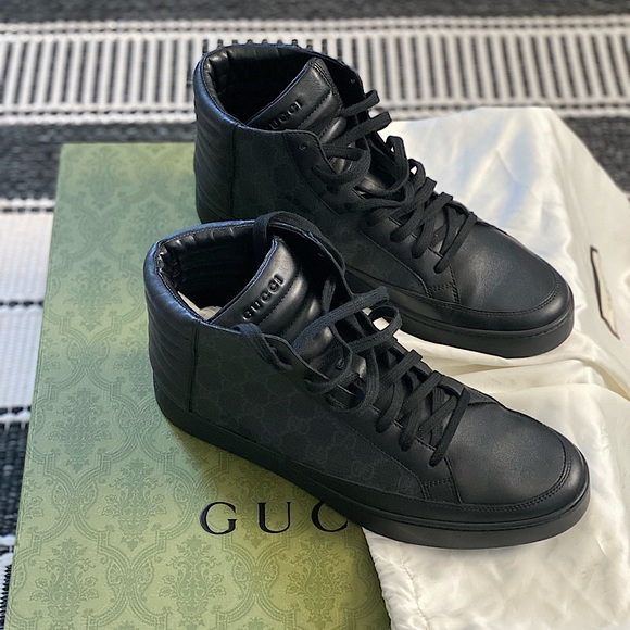 Gucci | Shoes | Authentic Gucci Mens High Top Sneakers | Poshmark
